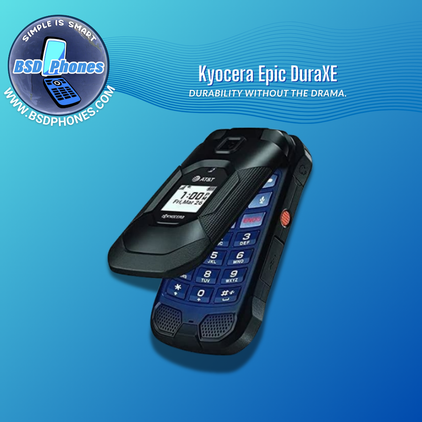 Kyocera Epic DuraXE E4830 4G VOLTE KOSHER FILTER - AT&T and MVNOs