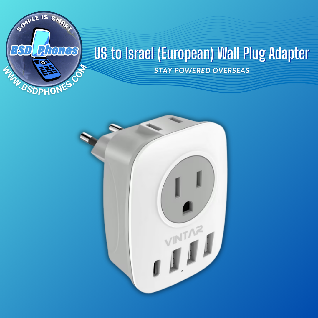 USA to Israel Wall Plug adapter