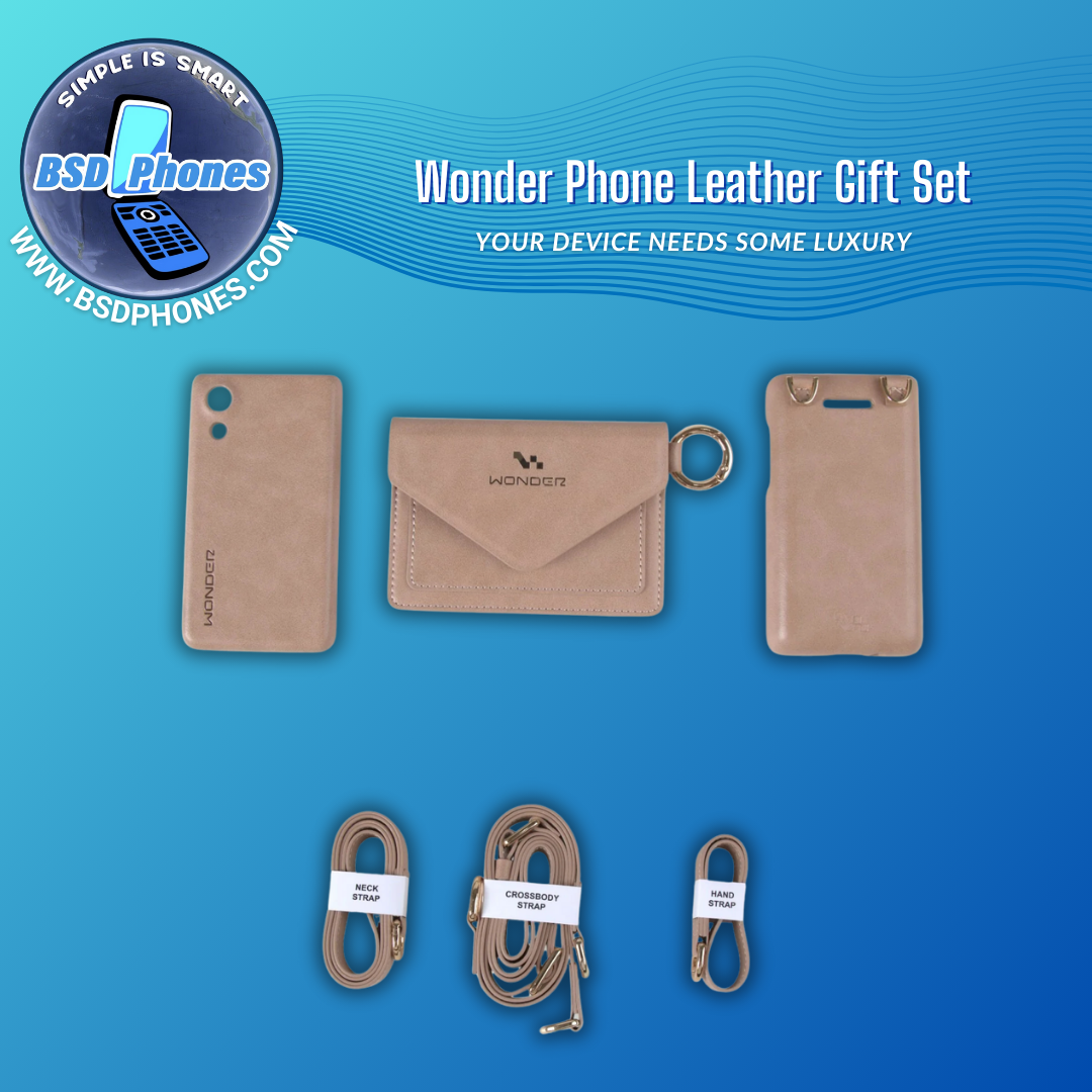 Wonder Phone Women's Premium Leather Gift Set