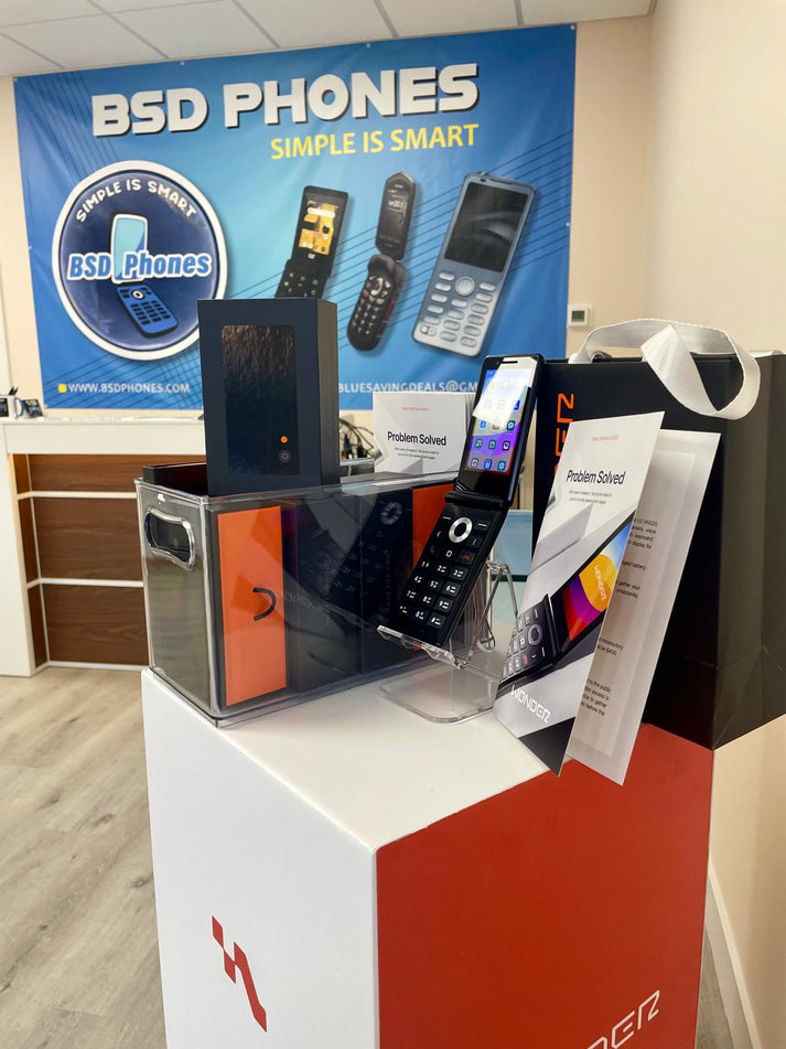 WONDER PHONE 4G Flip Phone UNLOCKED (Durable Kosher)Android auto